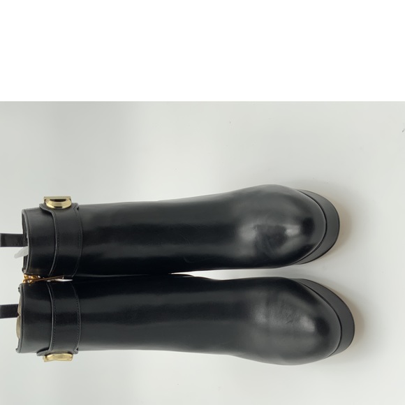 Michael Kors | Shoes | Michael Kors Parker Leather Platform Boot Black ...